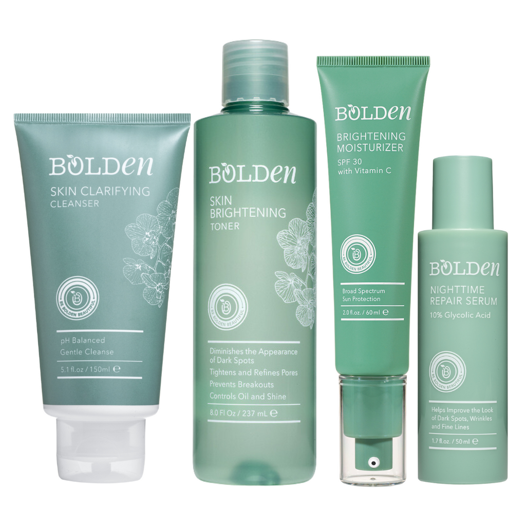 Bolden Clear Skin Kit | 3-Step Daily Routine for Clear, Even-Toned Ski ...